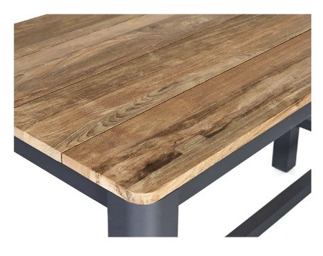 Chicago Alu-teak Bartafel FSC Recycled hout - AVRI Bloem- en Tuincentrum