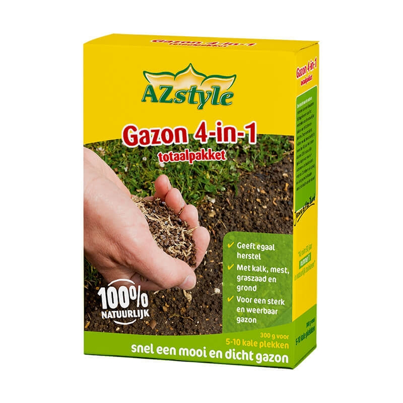 Ecostyle Gazon 4-in-1 totaalpakket 300 g - AVRI Bloem- en Tuincentrum