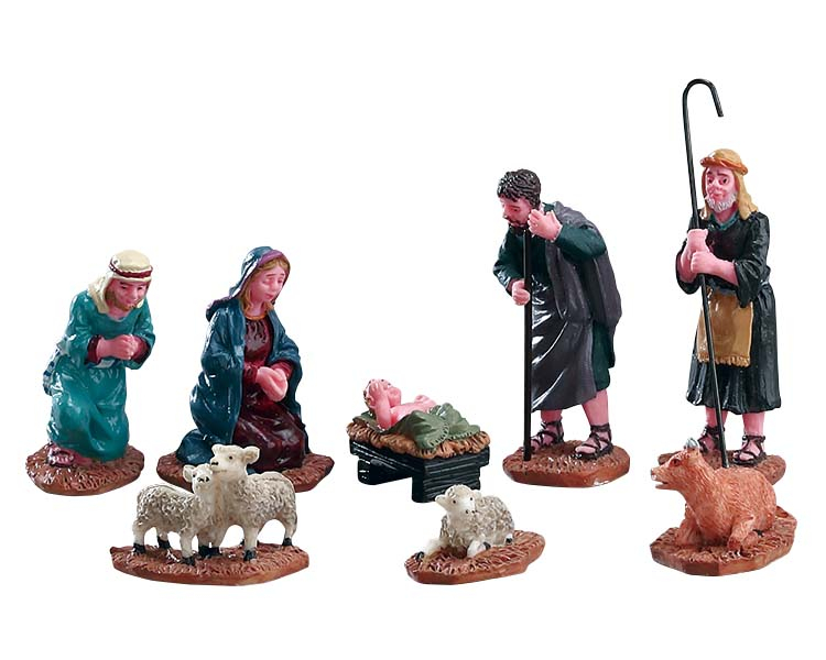 Lemax Nativity Figurines, Set Of 8 - AVRI Bloem- en Tuincentrum
